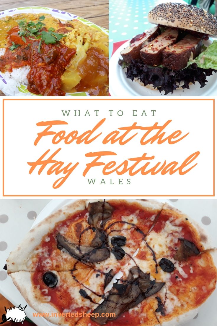 Food at the Hay Festival - Inverted Sheep
